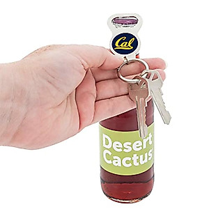 Berkeley University of California Bottle Opener KeychainGolden Bears Cal UC Car Keys (Silver Bottle)