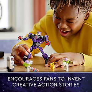 LEGO Disney and Pixar’s Lightyear Zurg Battle 76831 - Buildable Robot Toy with Mech Action Figure, Buzz Minifigure with Laser and Jetpack, Great Gift for Boys, Girls, and Kids Ages 7+