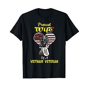 Proud Wife Of A Vietnam Veteran T shirt
