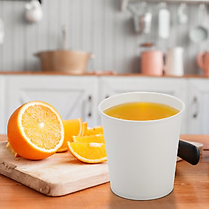 Tebery 300 Pack White Paper Coffee Cups 6oz Disposable Paper Cup for Water, Juice, Coffee or Tea