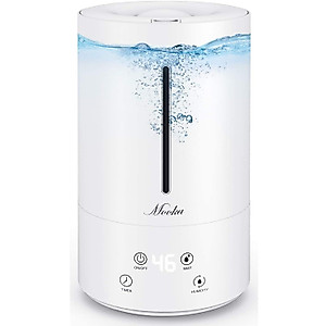Mooka Humidifier, 4.5L(1.2Gal) Cool Mist Humidifier, Top Fill Cool Mist Humidifier for Bedroom, Large Room, Quiet Operation, 13-40 Hours, Auto Shut-Off Product Name