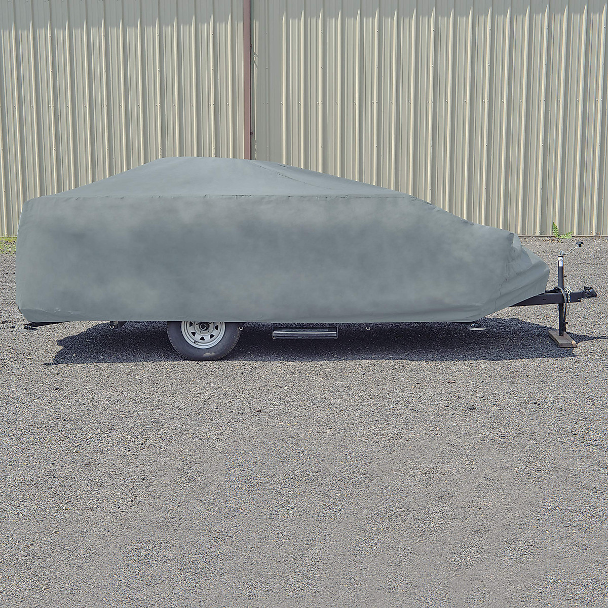 Budge Folding Camper RV Covers Fits Folding Campers 16' to 17'11" Long (Gray, Polypropylene) (RVRB-63)