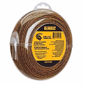 DEWALT Trimmer Line, 225-Foot by 0.080-Inch (DWO1DT802), Tan