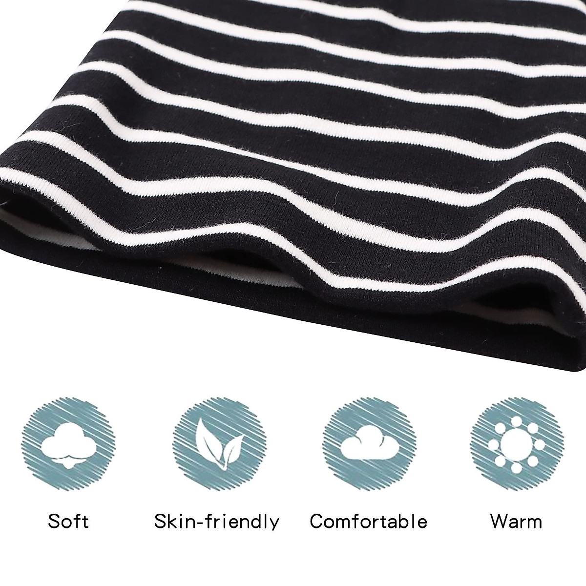 6 Pieces Preemie Baby Girls Hat Autumn Winter Newborn Baby Beanie 0-6 Months Cotton Infant Beanies for Boys (6PCS-A,0-6 Months)