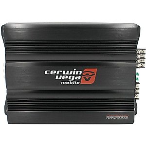 Cerwin-Vega CVP1600.4D CVP Series 380W 4-Channel Car Audio Amplifiers 2-Ohm 4-Ohm Stable (CVP1600.4D)