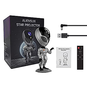 Cepignoly Star Projector Galaxy Night Light - Alien Light Projector, Ceiling LED Lamp with Timer and Remote, for Kids and Adults, Bedroom ,Christmas, Birthdays, Game Room,Party ,Holiday GIFS.