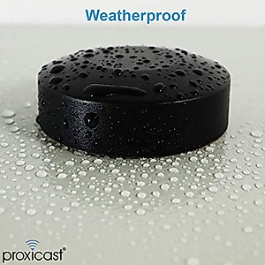 Proxicast Ultra Low-Profile Indoor/Outdoor WiFi Antenna - Triple Band 2.4/5.8/6 GHz - Fixed Through-Hole Screw Mount Bluetooth | ZigBee | WiFi Puck - 6.7 ft Coax Lead w/RP-SMA (ANT-130-005-2PK)