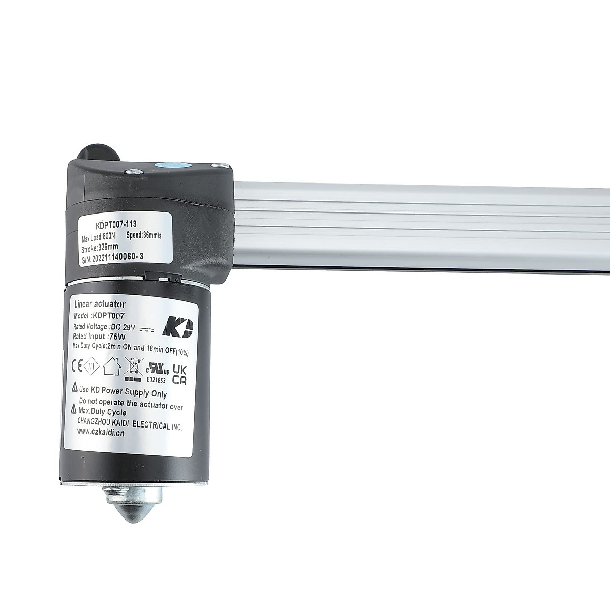 MineCtrl Kaidi Linear Actuator Model KDPT007-113 Lift Chairs Power Recliner Motor Replacement Parts