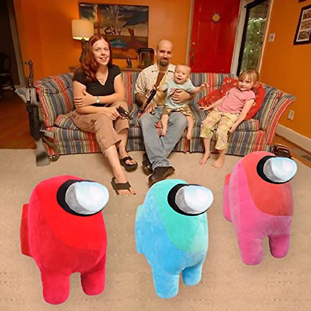 BAOERHUI Among Plush Toys 12Inch Cute Plushies Us Stuffed Animal Toys with Bulging Eyes Wonderful Gifts for Game Fans or Children