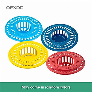 Drain Cover Kitchen Sink - Plastic & Stainless Steel Sink Strainers Set of 3 - Hair Drain Catcher Bathtub 2.75 & 2.36 & 3.10 Inches