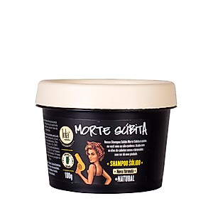 Lola Brasil SHAMPOO PASTE 3.52 oz - Hydrating Nourishing Repairing Revitalizing - Paraben-free SLS-free - Super Economical Vegan Cruelty-free - Chemical-free Eco-friendly (Morte Subita)