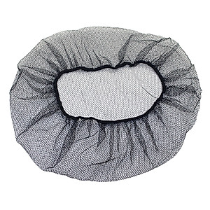 Yes!Fresh 21" Disposable Regular Nylon Breathable Honeycomb Hair Nets, package of 100 (Black)