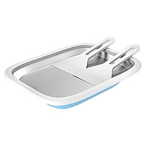 Ice Cream Roller Plate-Anti-Griddle Pan with 2 Spatulas for Easy Homemade Rolled Ice Cream, Gelato, Sorbet-Frozen Treat Maker by Classic Cuisine