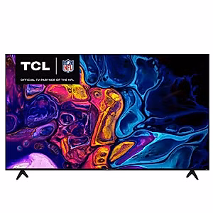 TCL 75" Class 5-Series 4K UHD QLED Dolby Vision & Atmos, VRR, AMD FreeSync, Smart Roku TV - 75S555 (2022 Model),Black