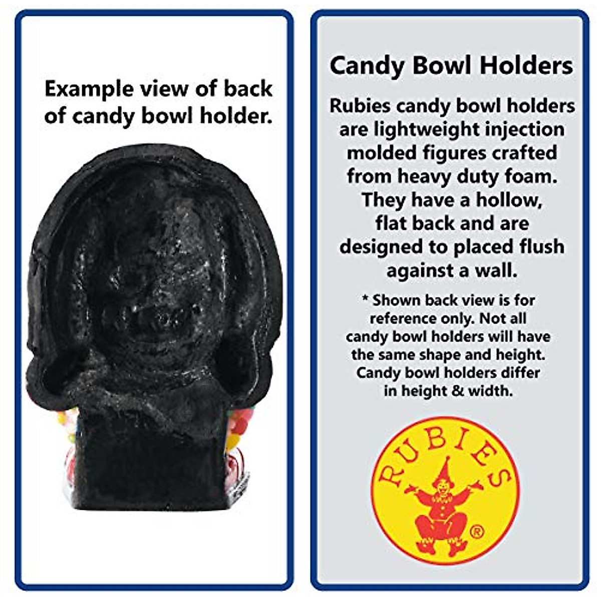 Rubie's unisex adult Batman Candy Bowl Holder, Batman, Small US