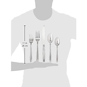 Wallace Reins 18/10 Stainless Steel Flatware Set, 20-Piece, Service for 4