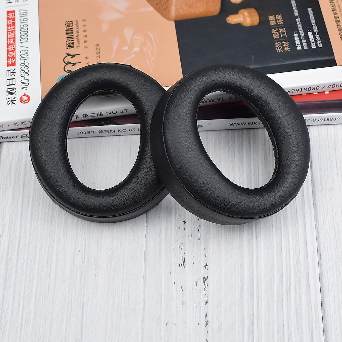 MOLGRIA Replacement Ear Pads, Earpads Cushion Cover for Sony PS3 PS4 Gold Wireless Playstation 3 Playstation 4 Headset 2018 Version CECHYA-0080 Stereo 7.1 Virtual Surround Headset(Black)