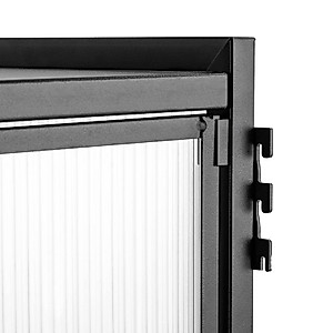 Kitchen Wall Cabinet, Wall Cabinet Storage Cabinet with Flip-Up Doors, Carbon Steel Wall Mounted Storage Cabinet, Food Pantry Cabine for Bathroom Kitchen Living Room, Black (33.5 x 11x 11.8 inch)