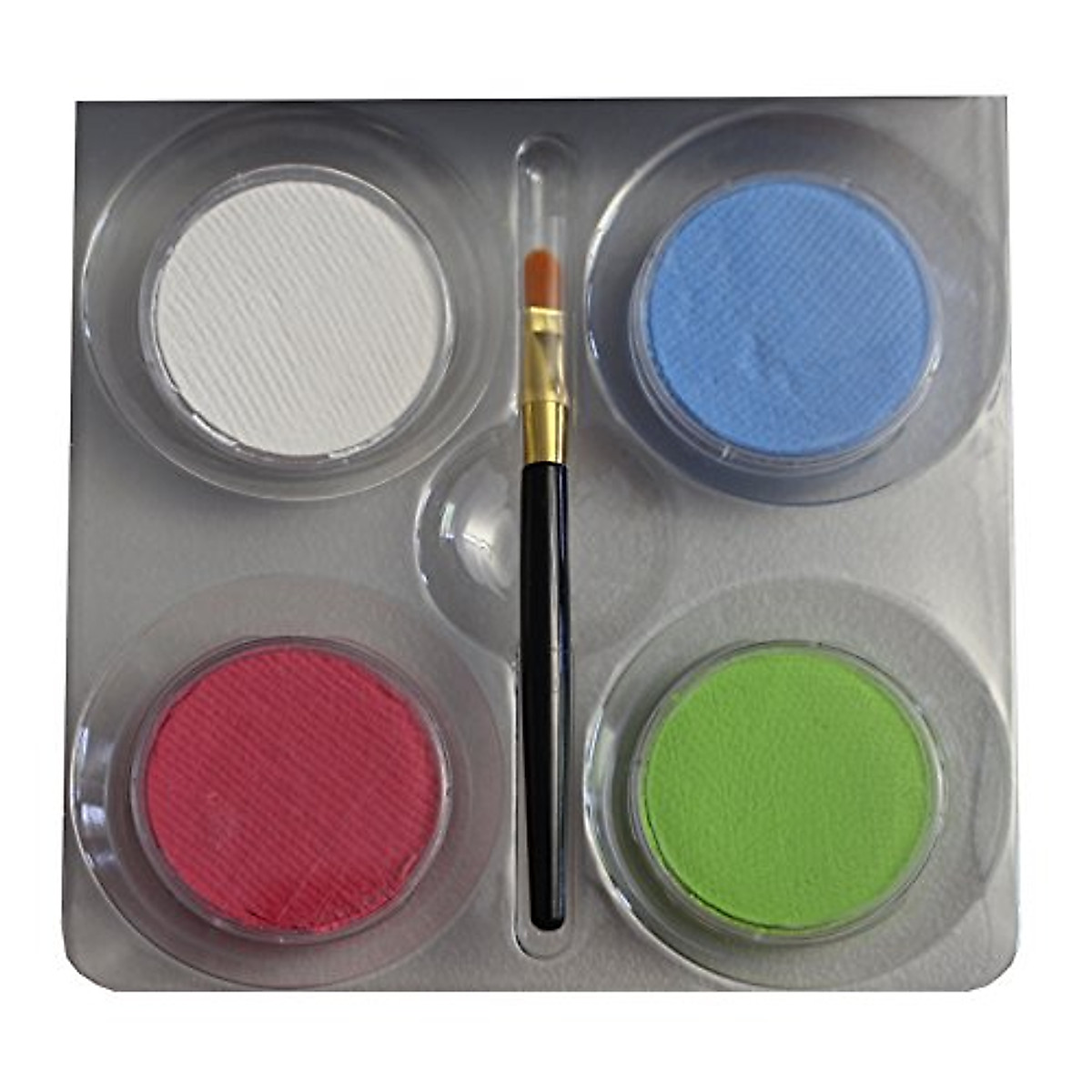 Set of 6 Owl Mirror with Magic Blossom Design 4 Colours and a Brush