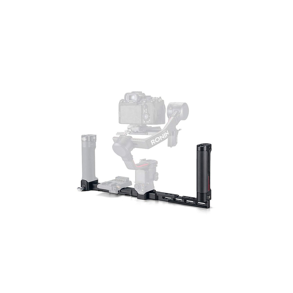 Tilta Dual Handle Power Supply Bracket Compatible with DJI RS4 PRO / RS4 / RS3 PRO | Power Supply Bracket and Operating Handle Included | TGA-DHB