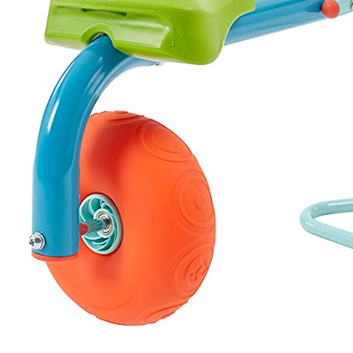 TP Toys, Spiro Spin Seesaw | Sit and Spin Teeter Totter with 360 Spin and Bounce Wheel | Kids Outdoor Play Equipment for Backyard, Playground, or Indoor Fun | Boys and Girls Ages 3-8.