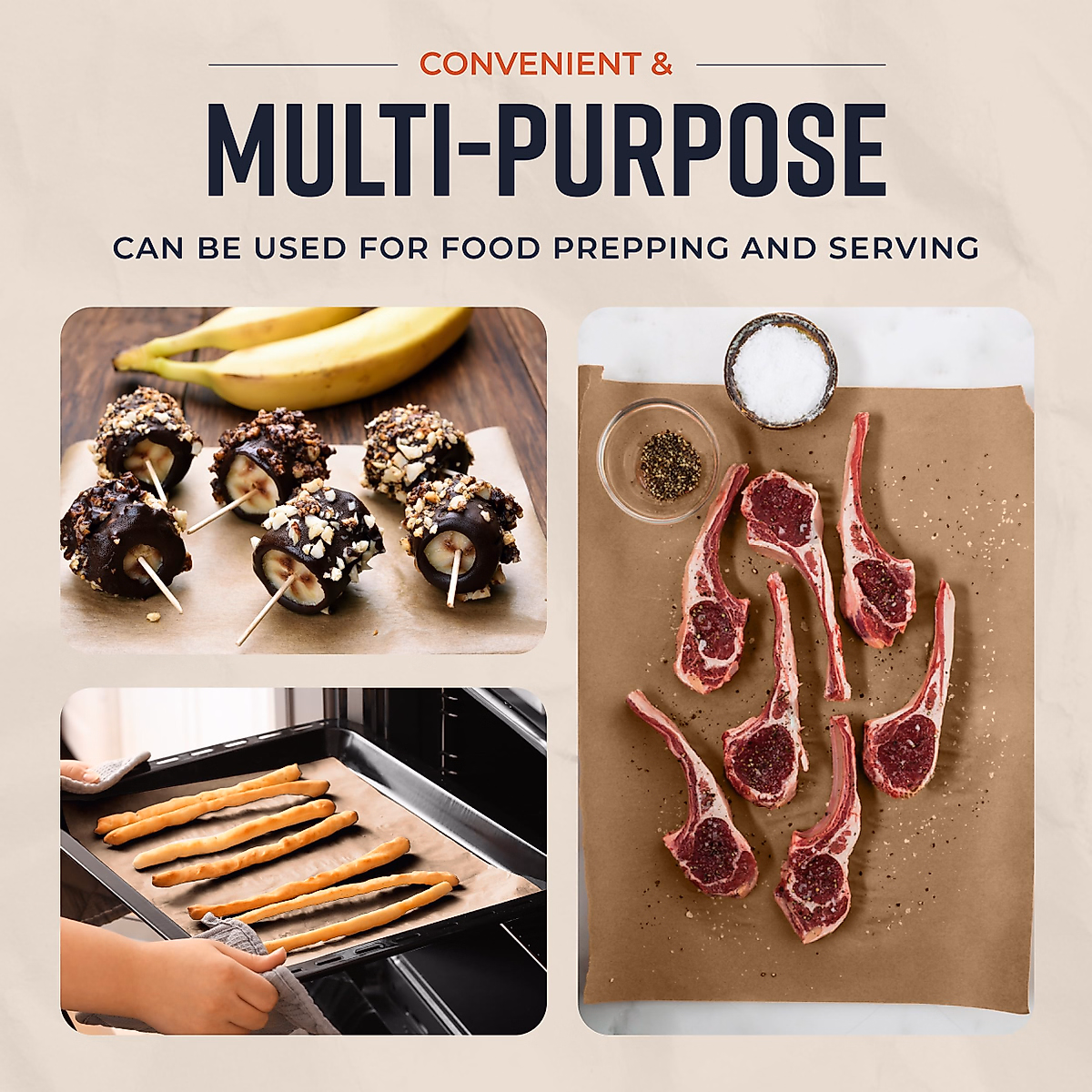 Brown Kraft Butcher Paper Roll - 18 Inch x 100 Feet - USA Made - Food-Grade Paper for Wrapping and Smoking Meat, BBQ, Grilling, Perfect Brisket Crust - Durable, Unbleached, Uncoated & Unwaxed