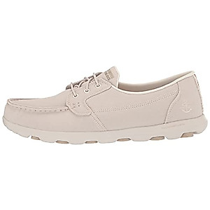 Skechers Women's ON-The-GO 2.0-Bungee Boat Shoe, Natural, 7.5
