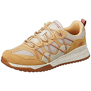 Skechers Bobs Squad 3 Zigzag Swagger Womens Shoes Size 8, Color: Wheat