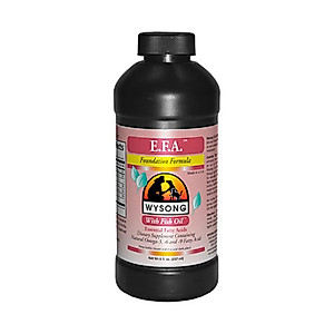 WYSONG PET NUTRITIONAL PRODUCTS 858382 EFA Supplement with Fish Oil for Dogs, 8-Ounce