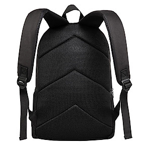 ThiKin Pocket Pug Printed School Backpack for Boys Girls School Book Bags