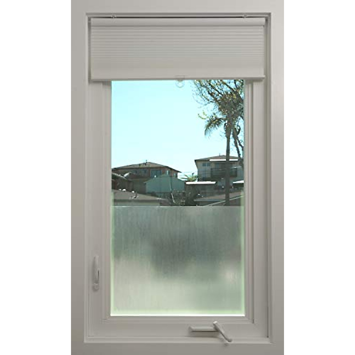 Con-Tact Brand Creative Covering Self-Adhesive Semi-Transparent Privacy Film Protective Vinyl and Shelf Liner, 18" x 20', Clear Glossy Acid Free