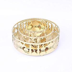 Crazy Night Islam Eid Mubarak Pendant DIY Castle Three-piece set Tray Ramadan Activities Party Decoration Food Storage Container