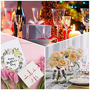 Happy Birthday Ribbon for Gift Wrapping, 1 Inch 25 Yards Pink Ribbon for Flower Bouquet, Organza Satin Ribbon for Crafts Bow Making Cake Box Party Decoration, Happy Birthday Ribbon for Flower Bouquet