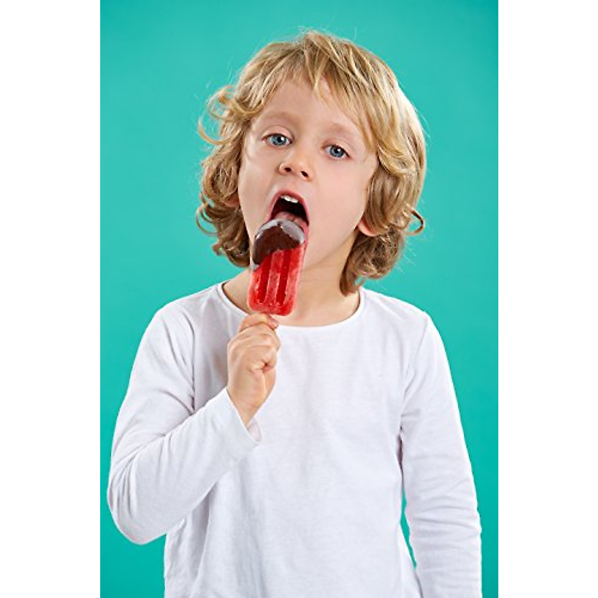 Lekue Stackable 4 Pieces Popsicle Mould, One Size, Multicolour