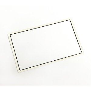 Ambertown White Top Upper LCD Screen Plastic Cover for Nintendo New 3DS Replacement