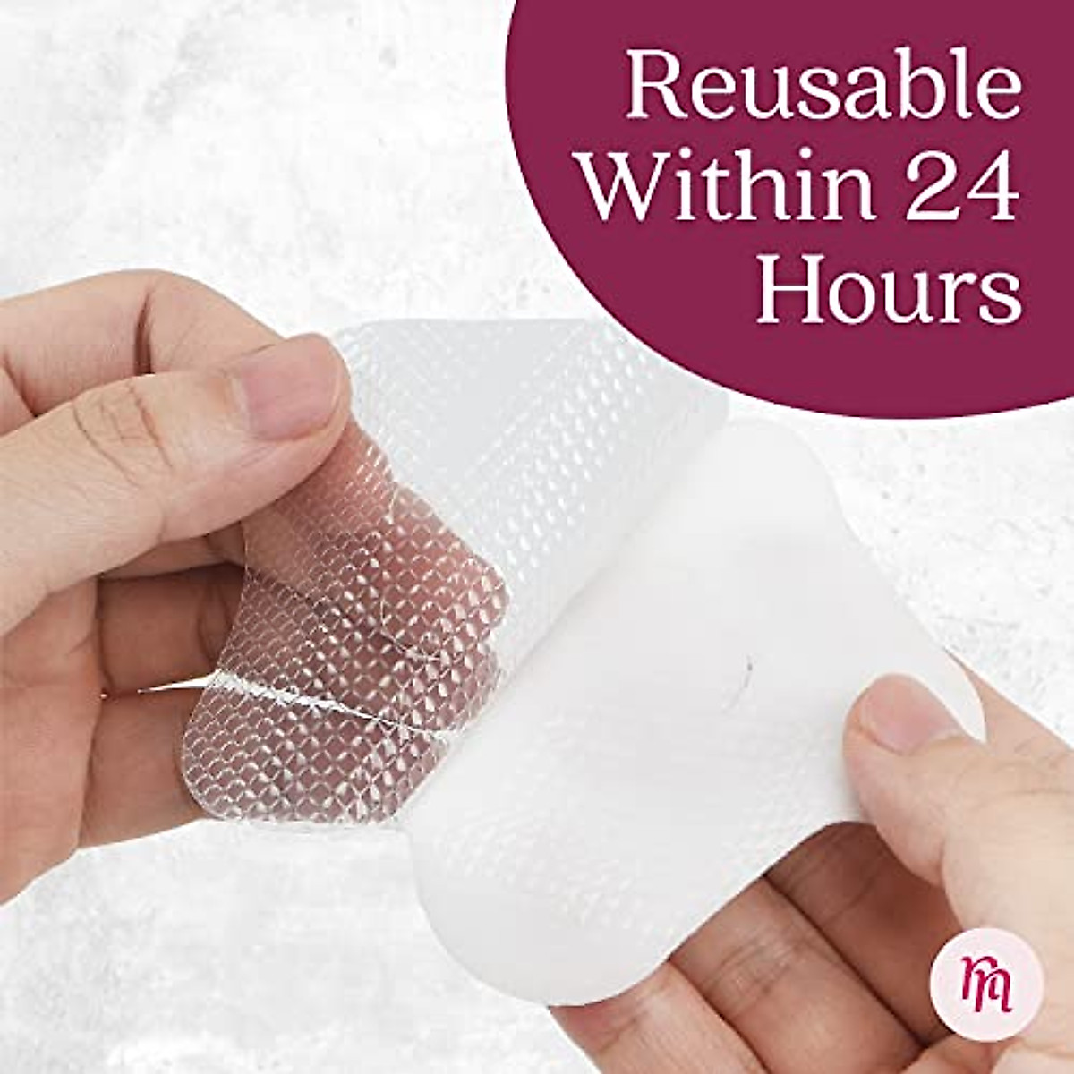 [8 Pads] Hydrogel Pads for Breastfeeding Soreness Support - Immediate Relief Nipple Gel Soothing Pads - Easy Apply Gel Nipple Pads for Breastfeeding - Reusable Form Adjusting Breastfeeding Gel Pads