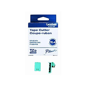 Genuine TC4 Cutter Blades for P-Touch PT-1100, PT-11Q, PT-1200, PT-200, PT-D200, PT-D210, PT-E100, PT-E110, PT-H100