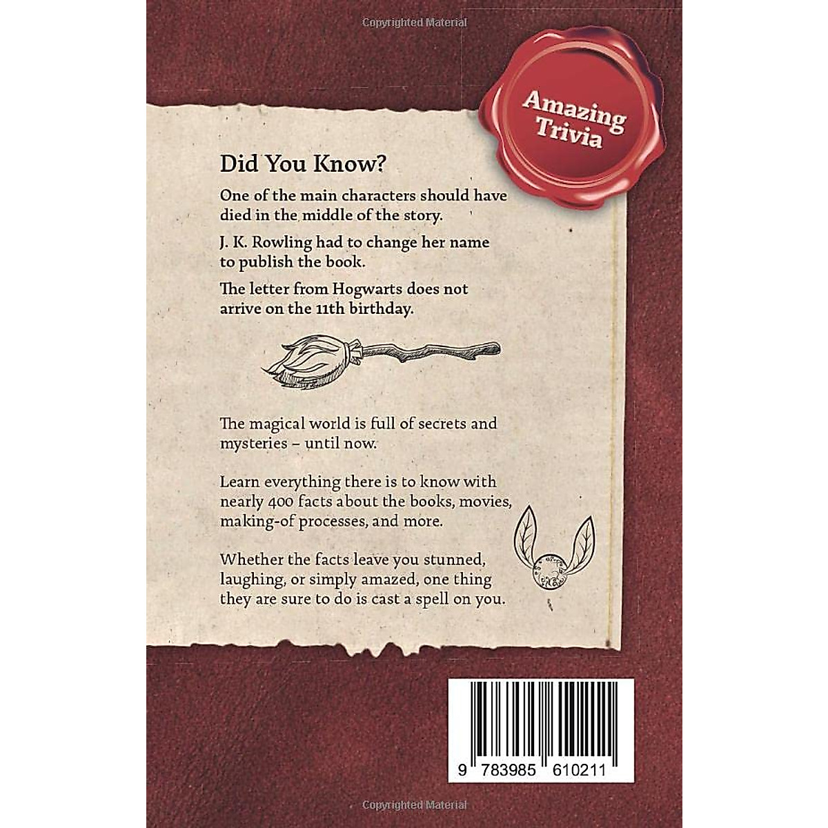 Awesome Facts for Potter Fans – The Unofficial Collection: The Encyclopedia of Secret Knowledge about the Most Famous Wizard
