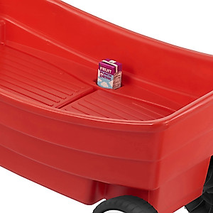 American Plastic Toys Ride & Stow Deluxe Wagon for Toddlers & Kids Ages 18 Months and Up | Lightweight & Durable | Made in USA from Safe Plastics | Make Family Memories