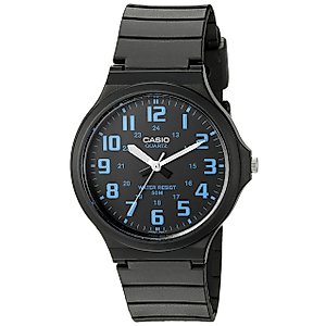 Casio Men's MW240-2BV Easy to Read Analog Display Quartz Black Watch