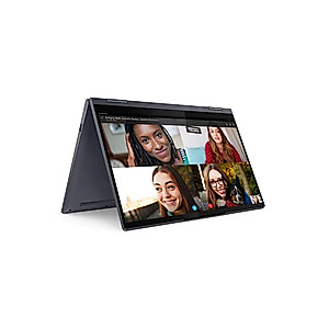 Lenovo Yoga 7i 14" FHD IPS 300nits Touchscreen Laptop, Intel Core i5-1135G7, 8GB DDR4-3200, 512GB NVMe SSD, Webcam, Backlit-KB, Fingerprint Reader, WiFi 6, Bluetooth 5, Windows 10, TWE 64GB SD Card