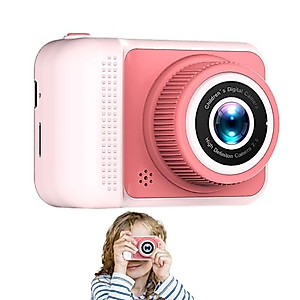 Selfie Kids Camera, 20MP Portable Kids Camera for Girls with Stickers, HD Digital Video Toy Camera, Cameras with Flash Toy Gifts, HD Kids Digital Camera Toys for Girl and Boy On Christmas Birthday