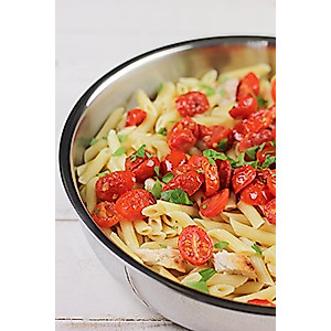 USA Pan Cookware 5-Ply Stainless Steel 8 Inch Sauté Skillet, Oven and Dishwasher Safe, Made in the USA