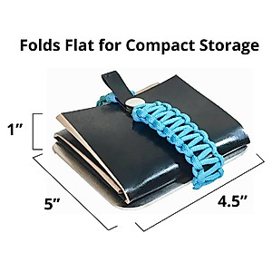 Bear Bowl Camping Cookware Pot 32 ounces | Foldable Cooking Pot, Pocket Pan/Skillet/Wok, Portable Dog Dish | Compact, Durable and Collapsible | Survival Kit, Backpacking Gear and Hiking Outdoors