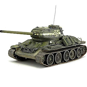 AEVVV T 34 85 Suvorov Soviet Russian Tank Model Kits Scale 1:35 - WW2 1/35 Scale Military Models T34 Tank Building Kit Assembly Instructions in Russian Language