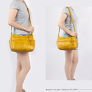 VOLGANIK ROCK Purses for Women Soft PU Leather Shoulder Bag Ladies Crossbody Purse and handbags Lightweight Pocketbook