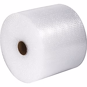 Ship Now Supply SNBWUP31648 Upsable Air Bubble Rolls, 3/16" x 48" x 300', (1 Roll), 48" Width, 0.188" Height, Clear