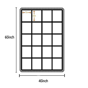 Tanawa 2 Pack Sublimation Blankets with 20 Printable Panel，Custom Personalised Blanks Baby Blankets Couch Sofa Bed Fuzzy,Warm Home Blanket with Tassel 60x40 Inch