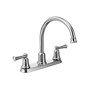Cleveland Faucets CA41611 Capstone High-Arc Spout Two-Handle Kitchen Faucet, Chrome