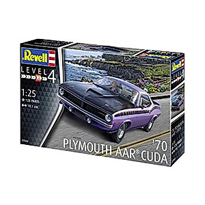 Revell 07664 :25 1970 AAR 'Cuda' Plastic Model Kit 1/25